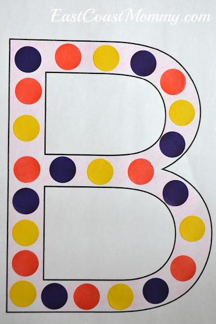 East Coast Mommy: Alphabet Crafts - Letter B