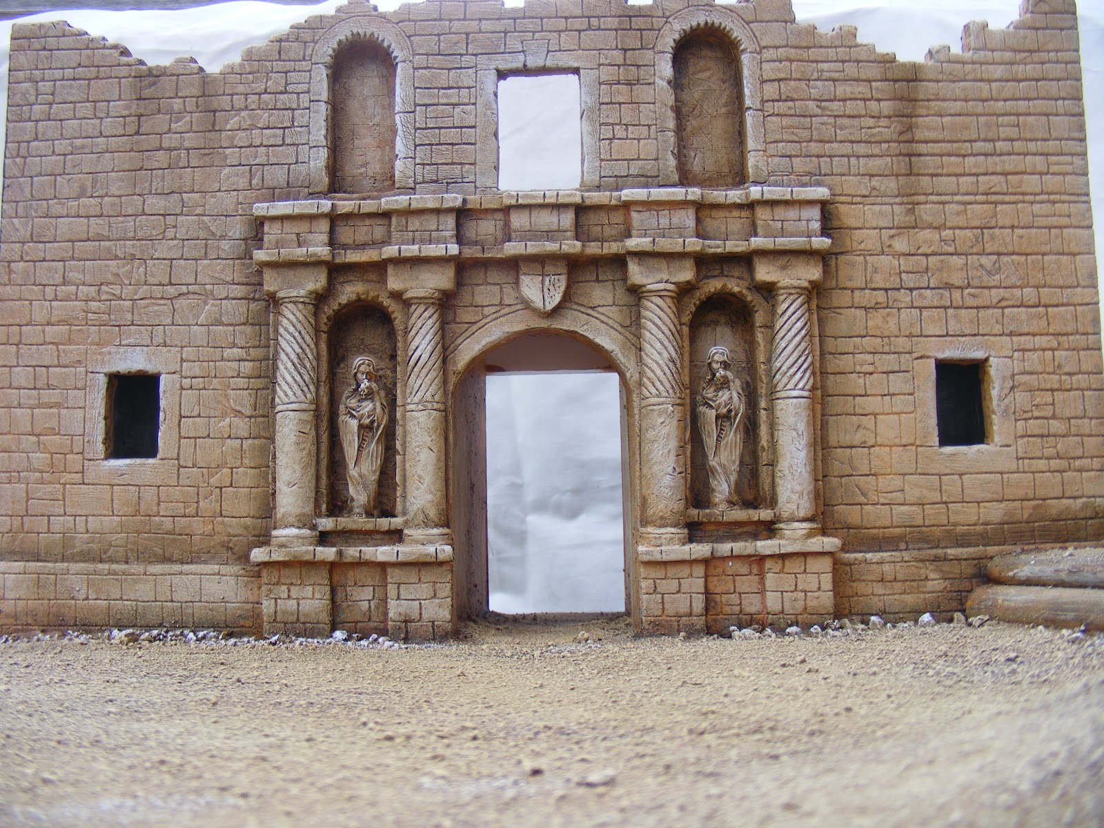 Terrain and Toy Soldiers: 54mm Alamo front