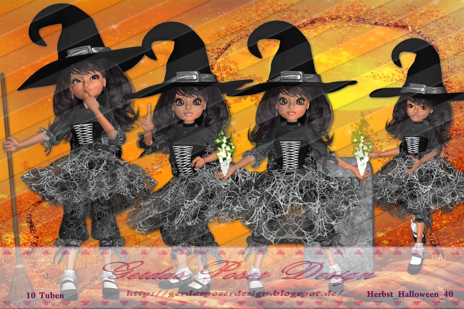 Gerdas Poser Design: Herbst_Halloween_40