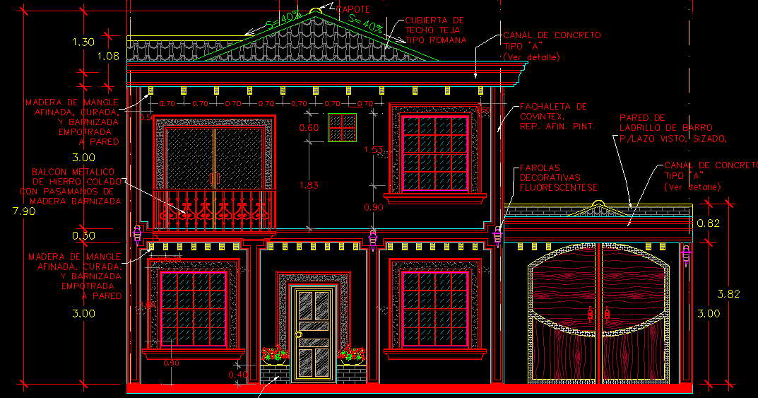 House Elevation Plan 2D