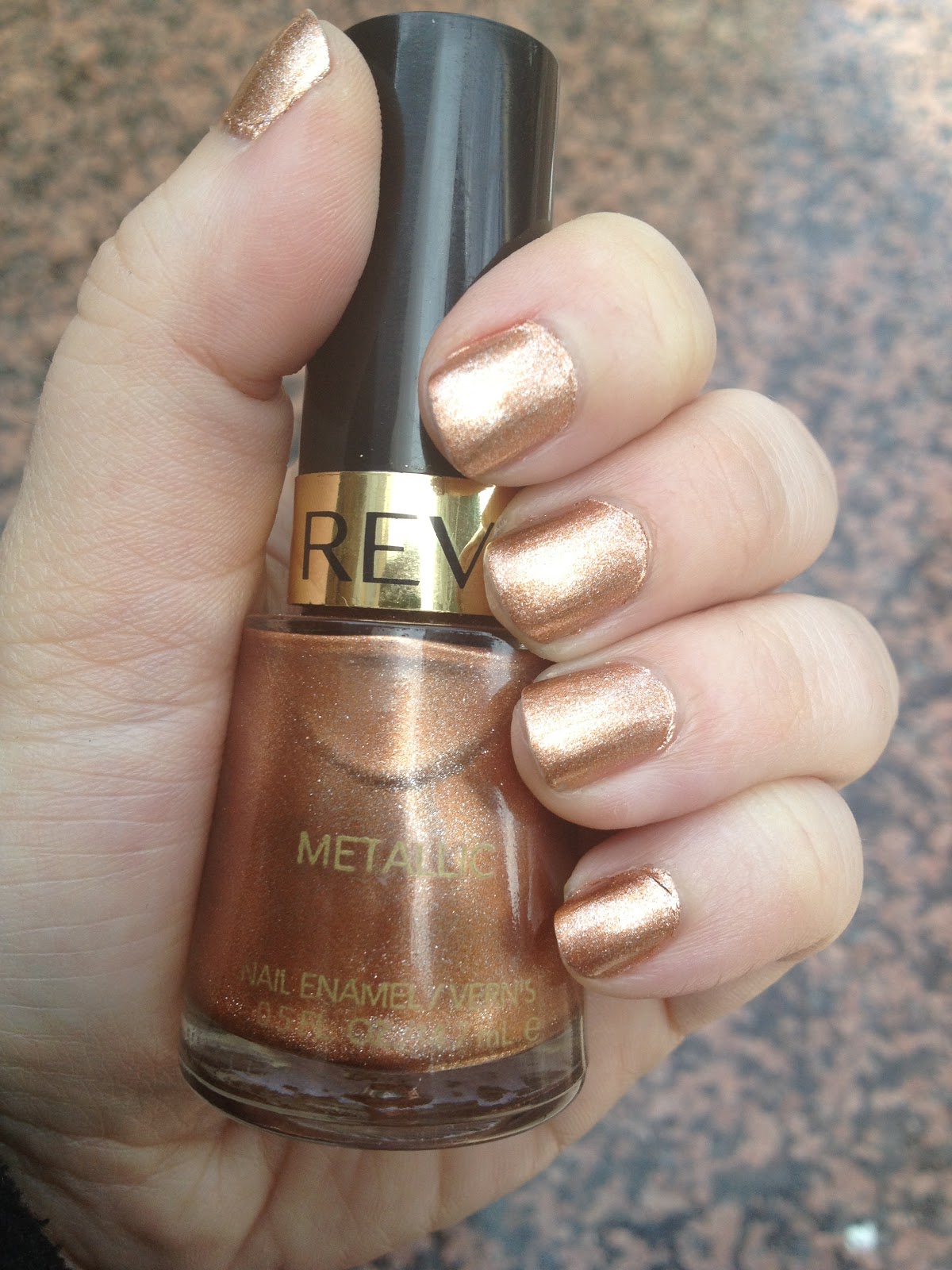 Nycmakeuplover Nail Of The Day Revlon Copper Penny