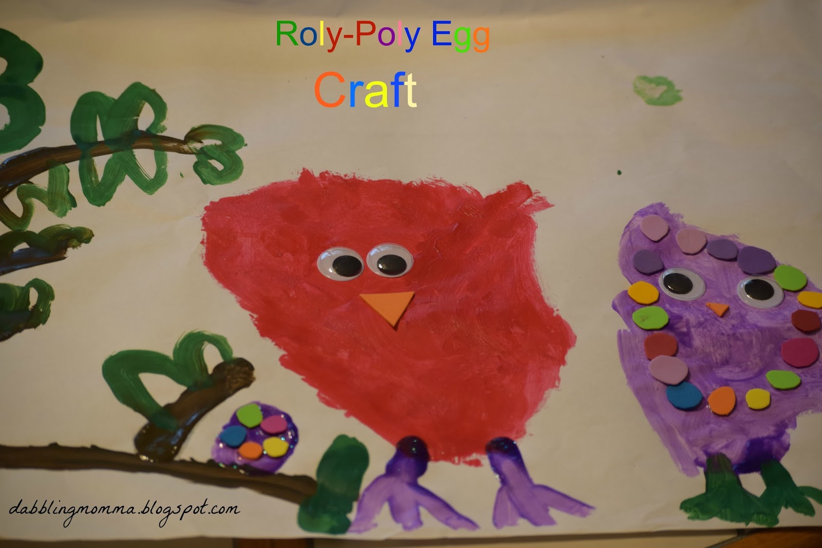 Dabblingmomma: Roly-Poly Egg Book and Craft