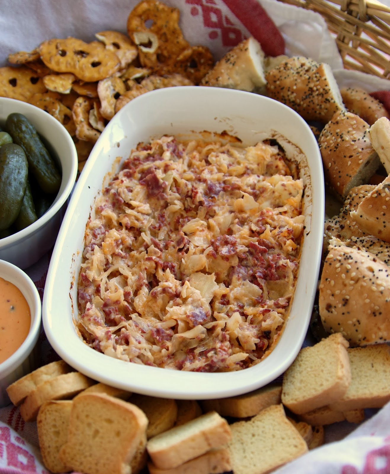Alice and the Mock Turtle: Reuben Dip~ Just Like the Sandwich But Easier!