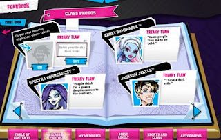 Sweet Darkness: El Fearbook de Monster high