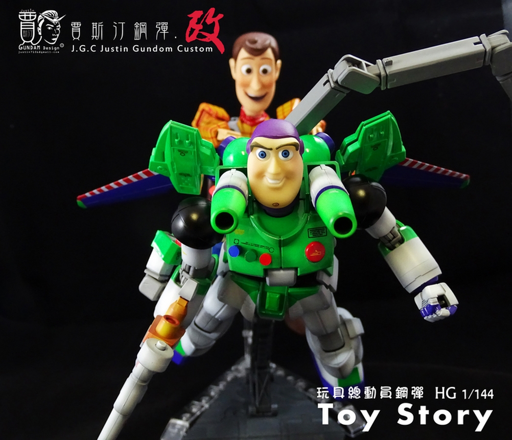 Custom Build: Toy Story x GunPla Woody and Buzz Lightyear