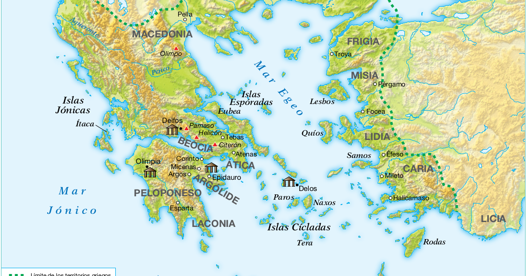 Historia Antigua-Luiselli. : Hélade: polis y santuarios. Regiones.