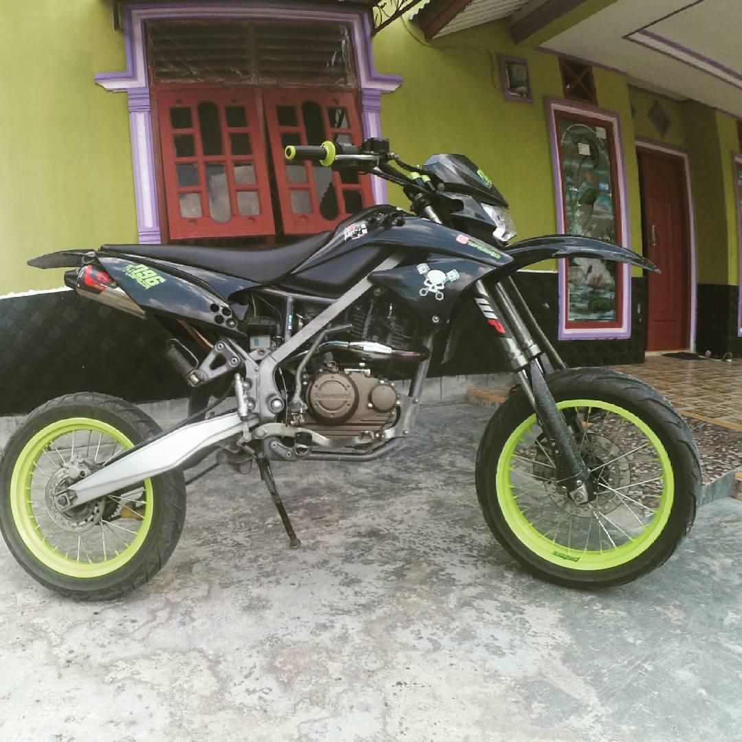 80 Foto Modifikasi Motor Trail Kawasaki KLX 150 Supermoto
