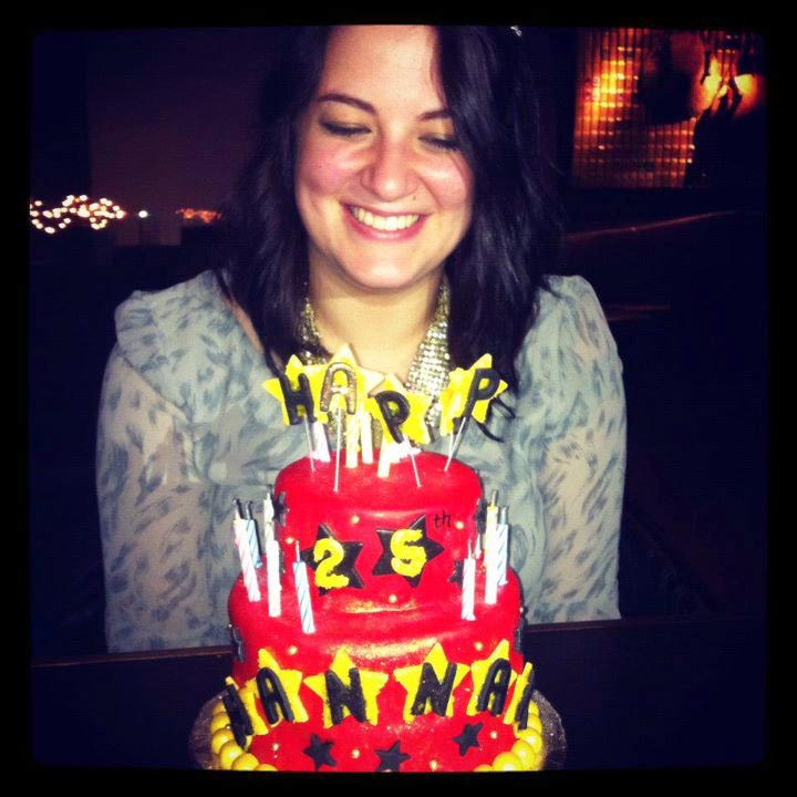 Sugar Butter Baby: Mini Tier 25th Birthday Cake