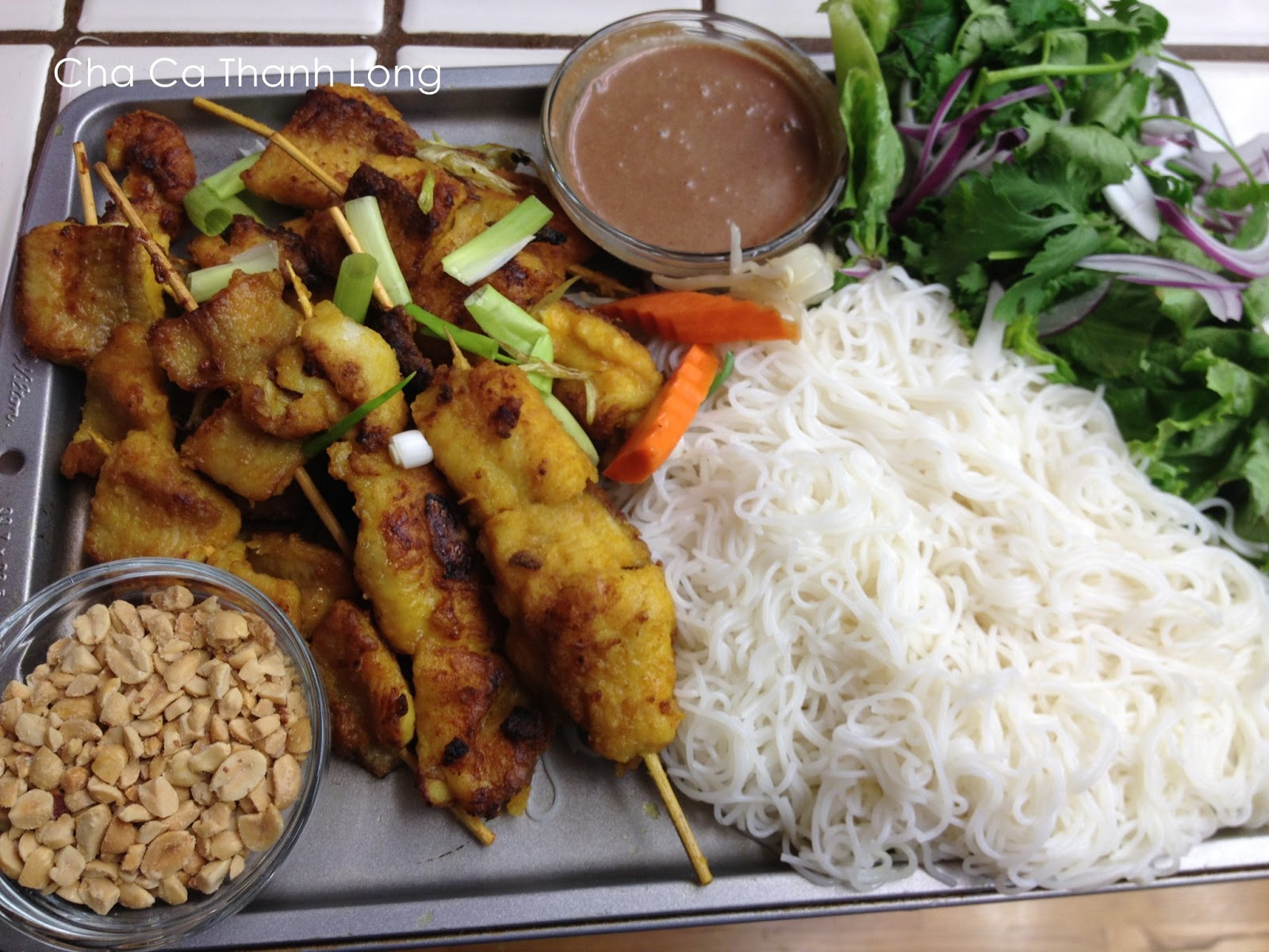 Cha Ca Thang Long Recipe Vietnamese Grilled Fish Turmeric