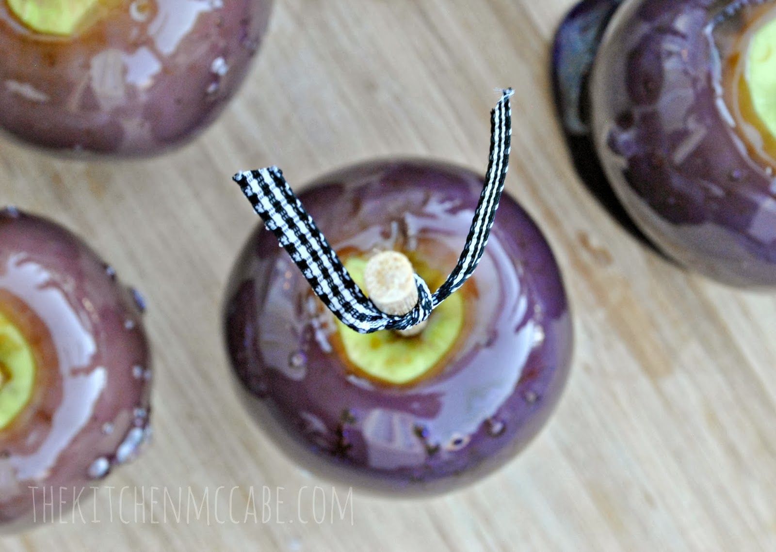 Purple Candied Apples with Tutorial - The Kitchen McCabe