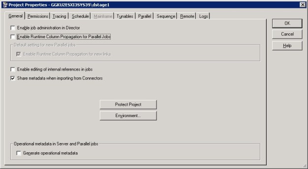 Runtime Column Propagation in DataStage