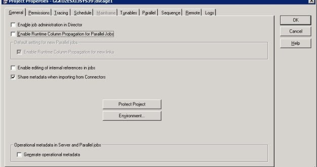 Runtime Column Propagation in DataStage