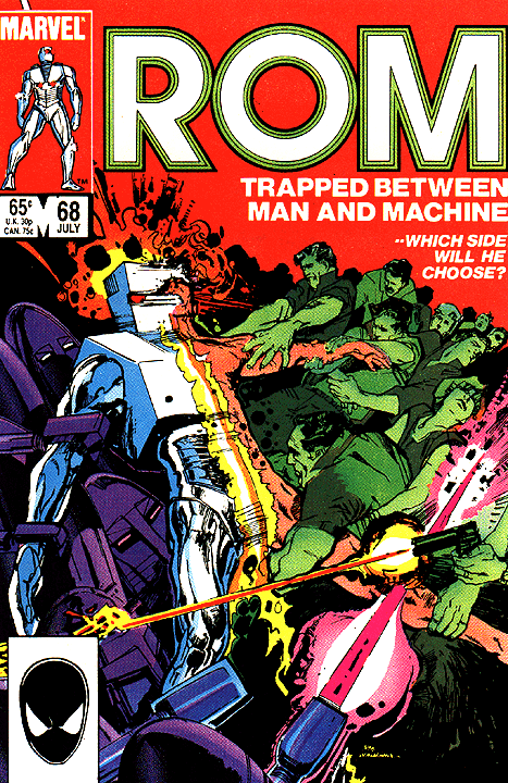 Marvel Comics of the 1980s: 1985 - Rom and Bill Sienkiewicz