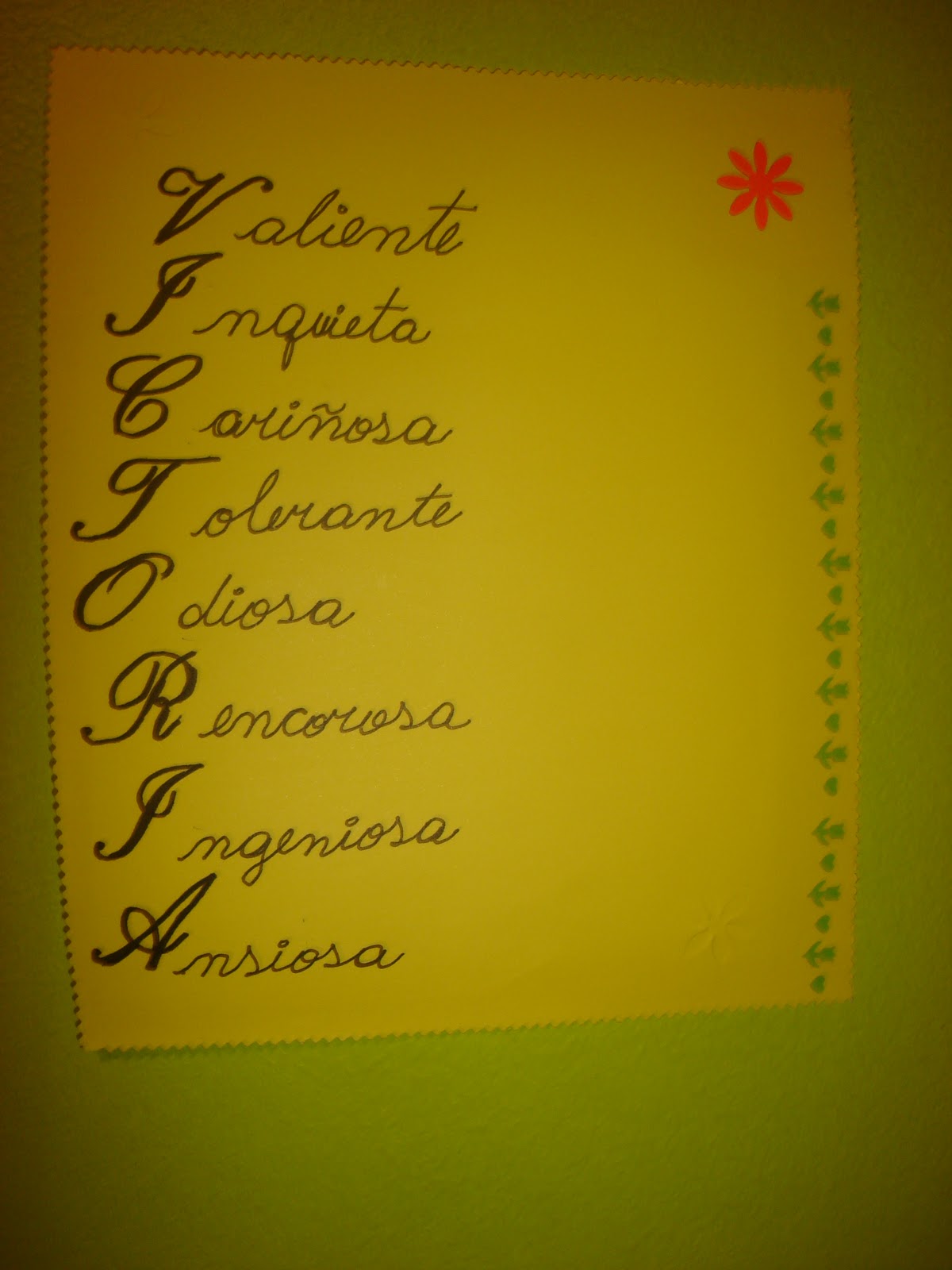 Paso a paso por la lectura: Acróstico