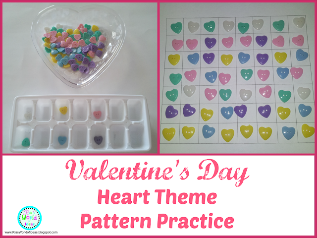 Ria's World of Ideas: Valentine's Day Heart Theme Pattern Practice