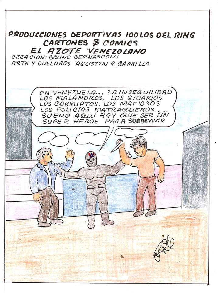 Elazotevenezolanoelblog: Comic El Azote Venezolano Vs. El Lobo Panameño