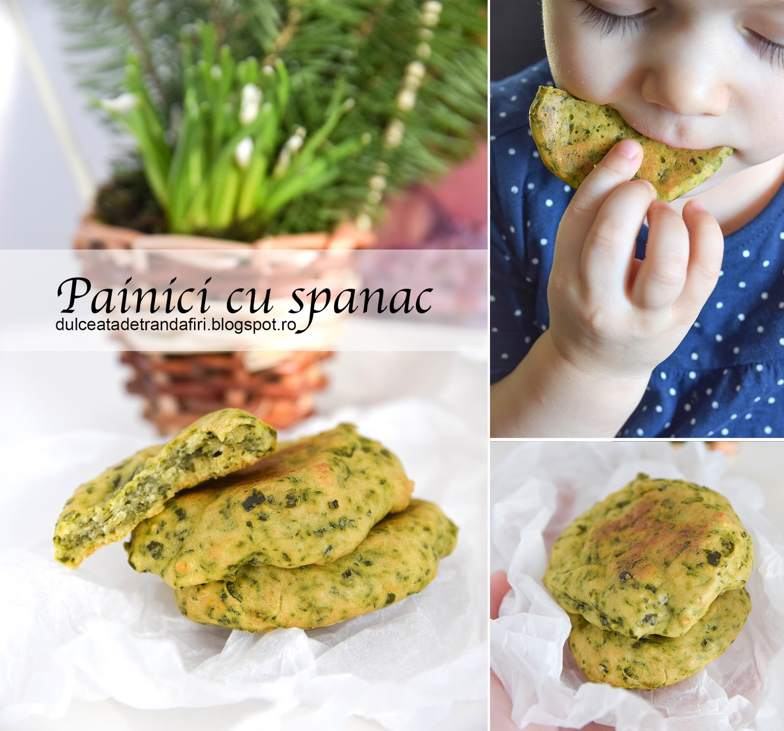 Dulceata de trandafiri: Painici cu spanac