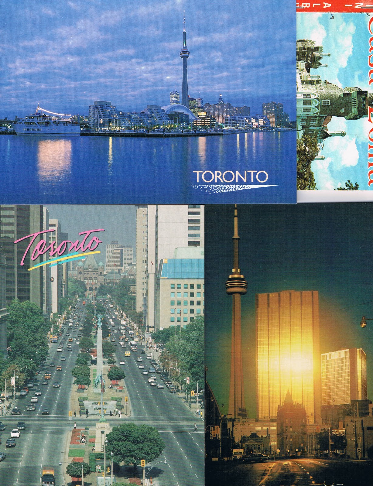 Reflective Thoughts by Barbara: A POSTCARD FROM TORONTO ONTARIO CANADA
