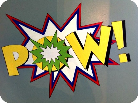 POW! BAM! Comic Book Murals | The Aimée Way