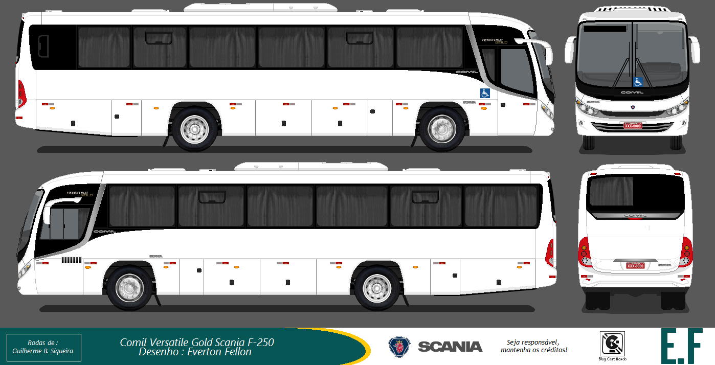 Central Bus: Comil Versatile Gold Scania F-250