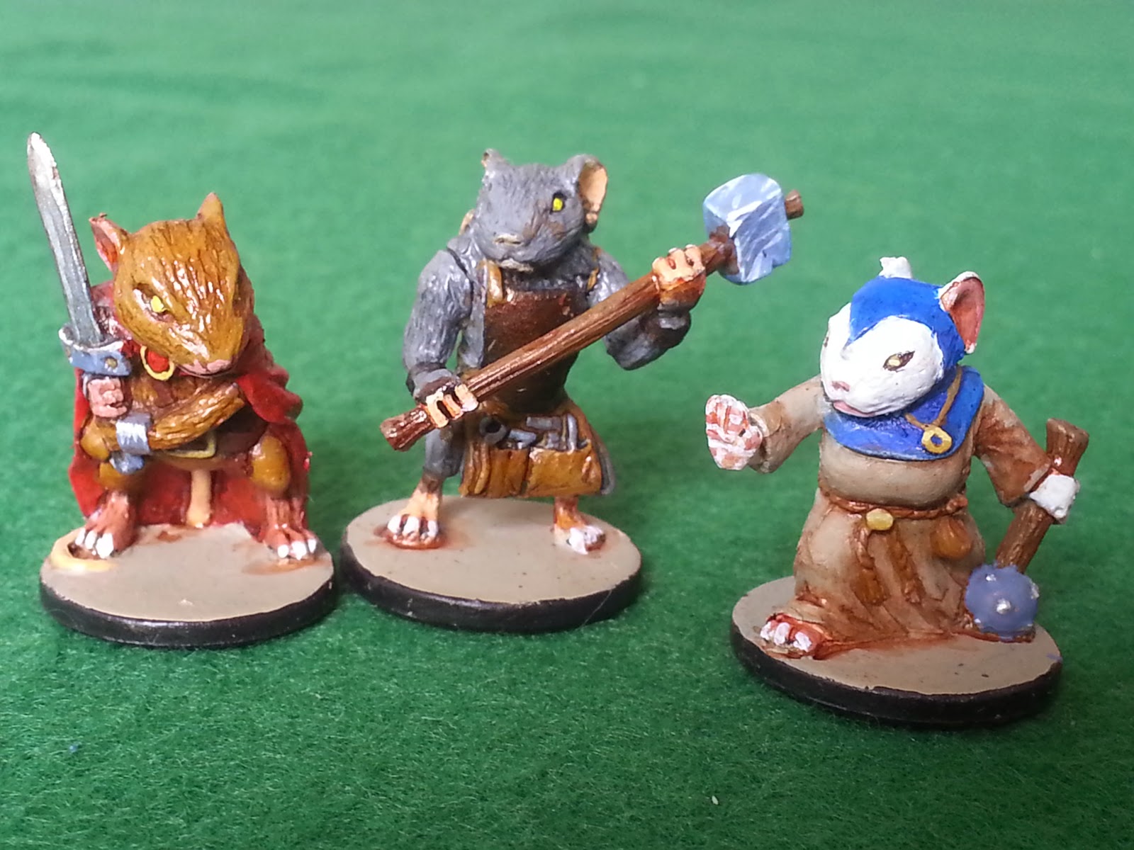 Mice and Mystics and Elves and Dragons - Glory to the paint!