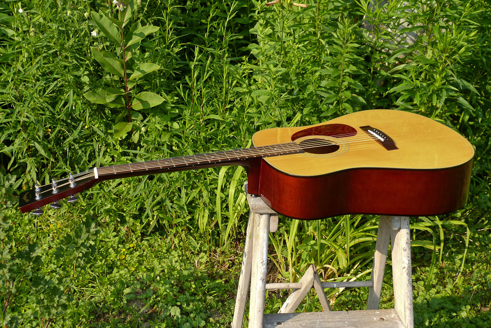 1990s Korean-made Sigma DM-2 Dreadnought Guitar