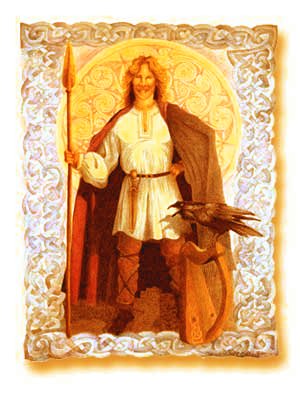 Lugh. Also known as Lug, Lugus, Lleu... a Youthful Celtic Sun God