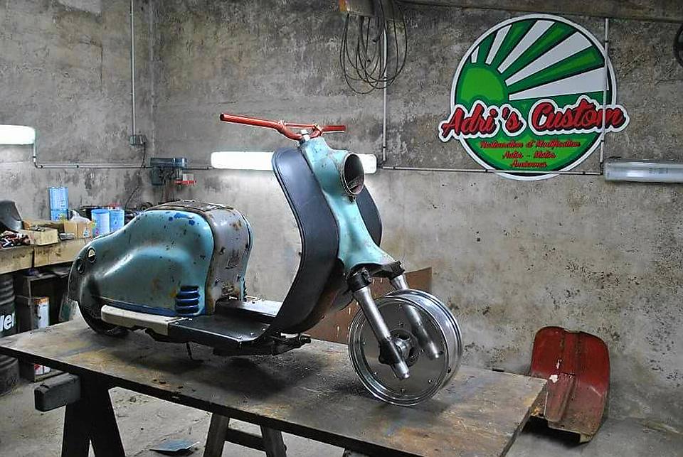 Lambretta Brasil: LAMBRETTA LD 1957 CUSTOMIZADA