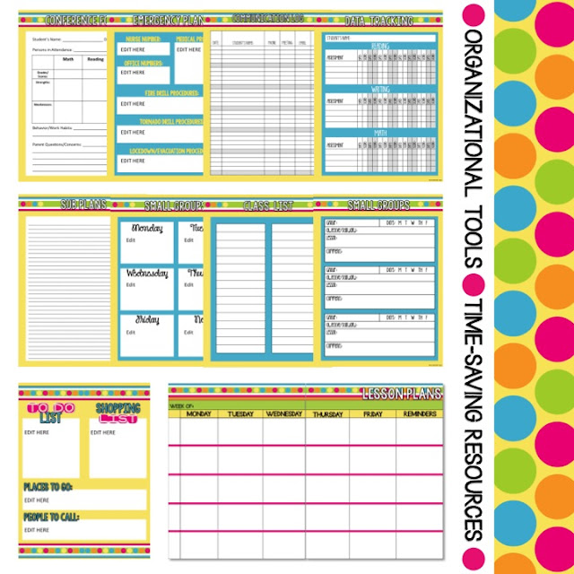 Teacher Planners | Faith Wheeler Education