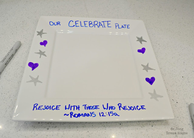 de Jong Dream House: Celebrate Plate