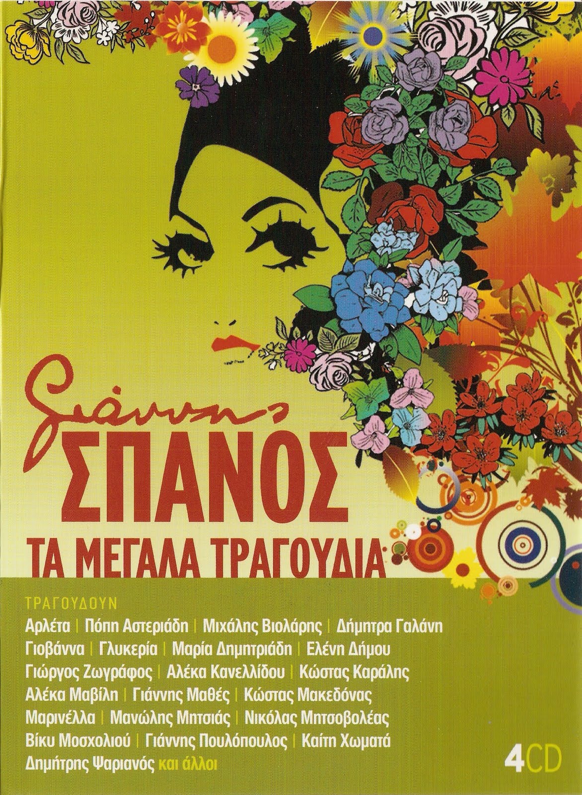 ΣΥΛΛΟΓΗ - ΓΙΑΝΝΗΣ ΣΠΑΝΟΣ - ΤΑ ΜΕΓΑΛΑ ΤΡΑΓΟΥΔΙΑ CD 1ο ~ ΕΛΛΗΝΙΚΗ ΜΟΥΣΙΚΗ ...