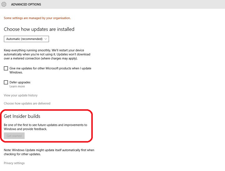 There's a script for that: Windows Insider Program Get Started Button ... There's a script for that: Windows Insider Program Get Started Button ...