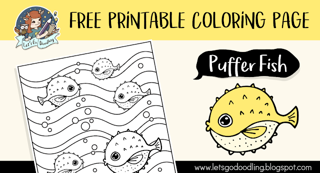How To Draw Puffer Fish - Easy Step By Step Drawing Tutorial