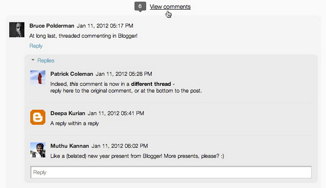 Novidades Threaded Comments Habilitados No Blogger Crazyseawolf S Blog