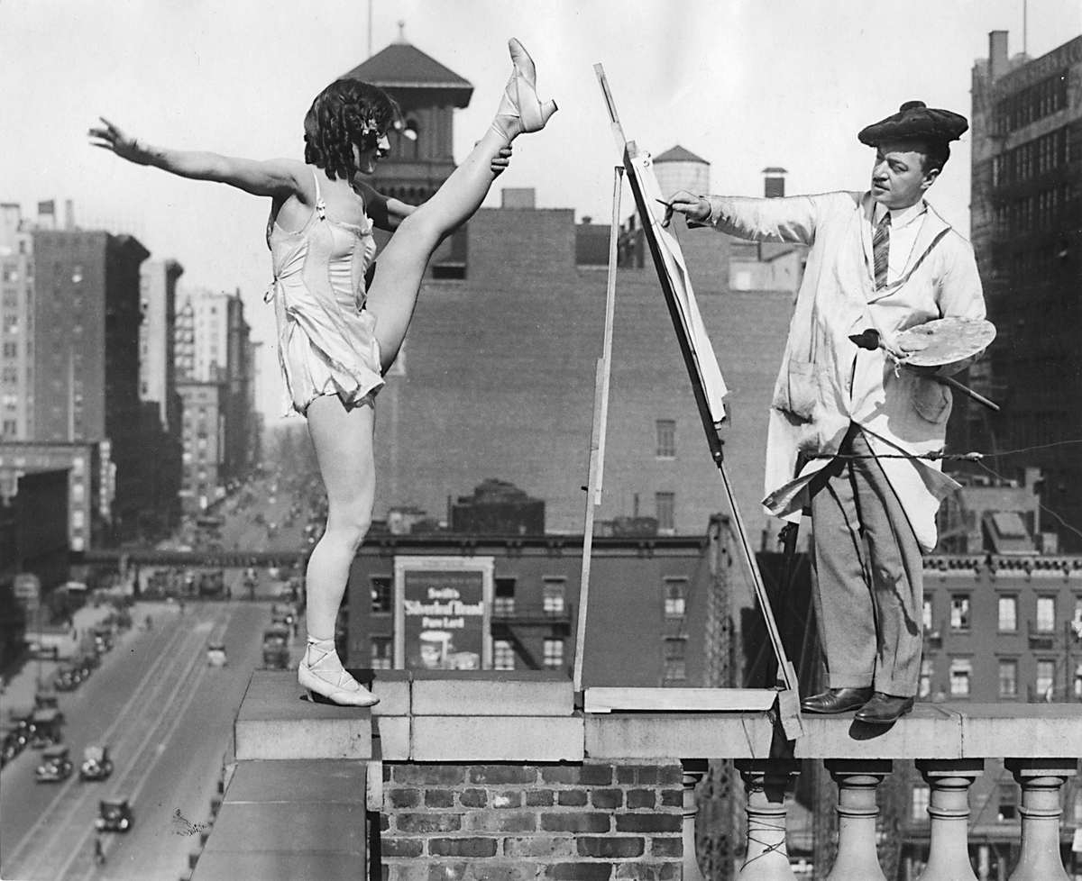Painters at work, New York City, 1925 ~ vintage everyday