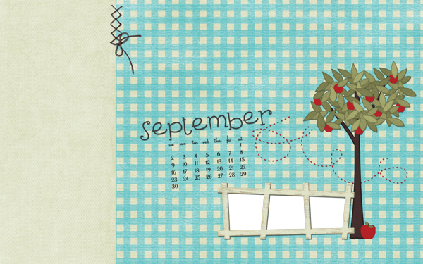 Oh My Heavens Digital Designs: September Background