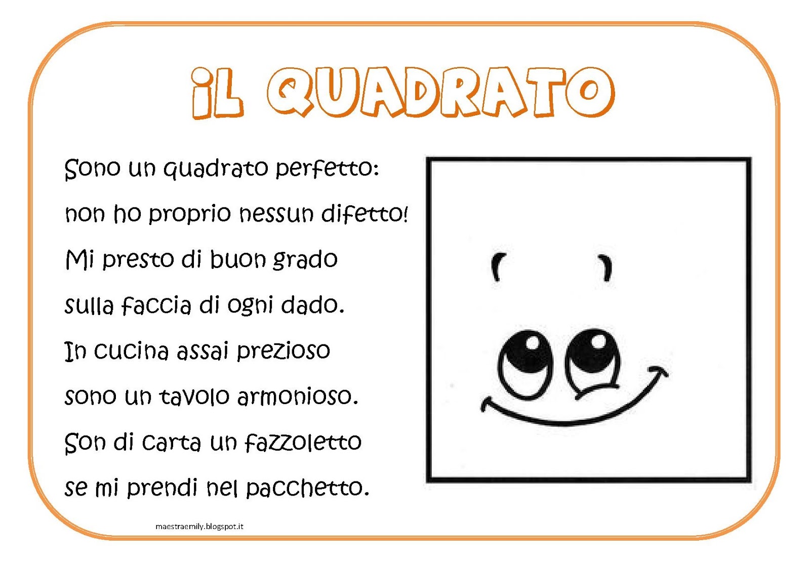 MaestraEmily: LE FORME GEOMETRICHE