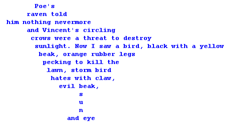 Cave Writing: Concrete Poetry