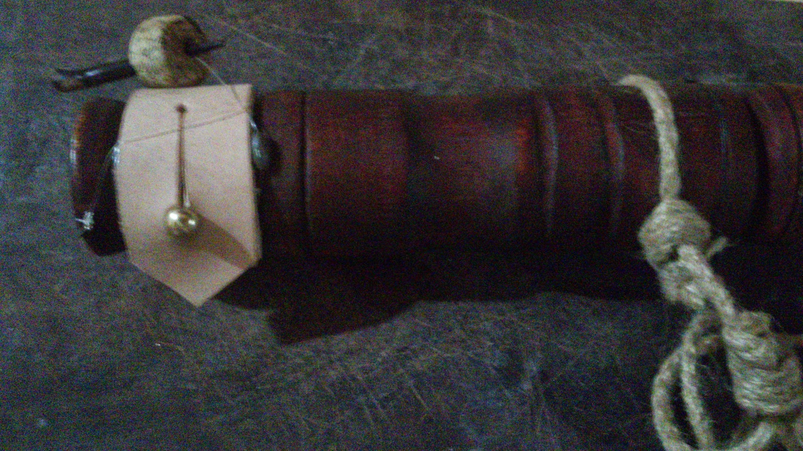 LAS ANDANZAS DE VIKINGO: Finalmente lo hice Hobo Fishing Kit Bushcraft.