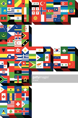 Heraldry of Life: ARTISTIC ALPHABET with Flags of the World