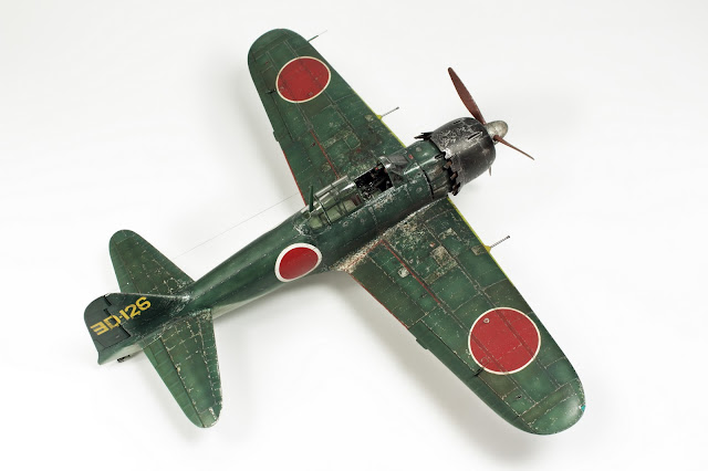Diego Quijano Scaleworks: The "Zero fighter" work: Tamiya 1/48