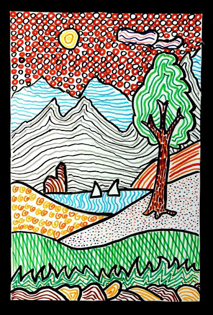 Educación Artística: Dibujos con líneas