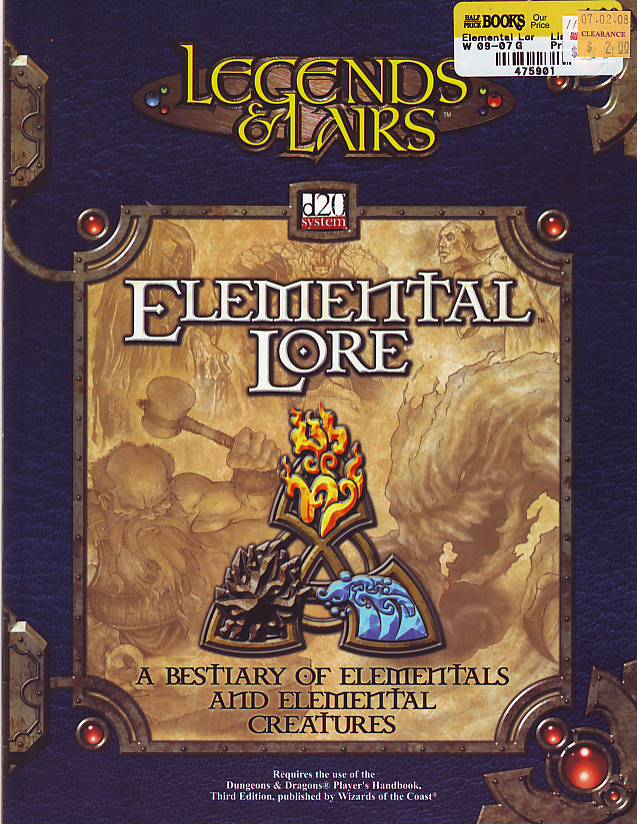 Quag Keep: Legends & Lairs: Elemental Lore