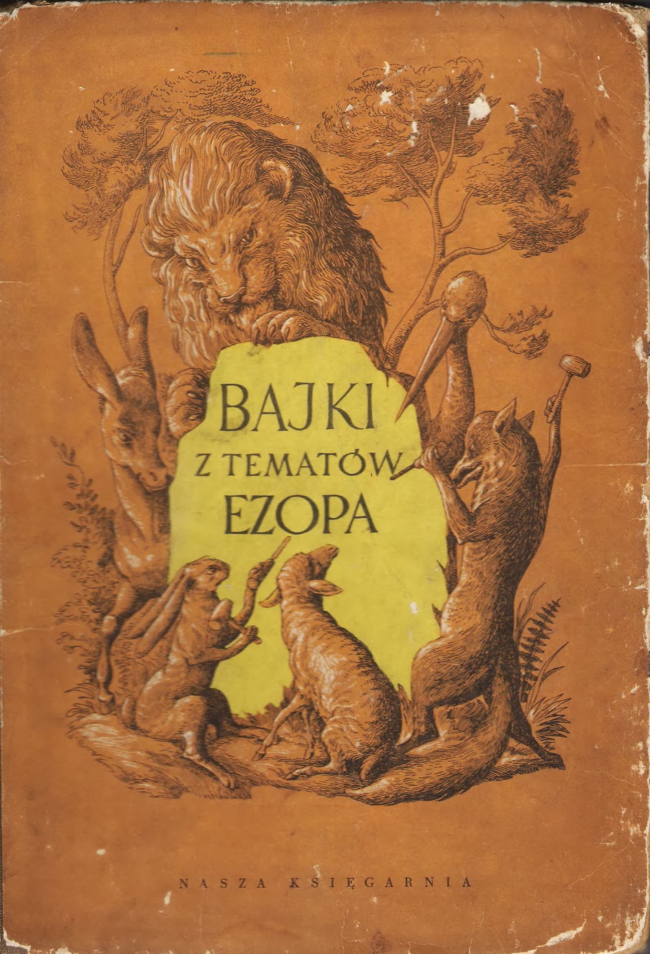 Garaż ilustracji książkowych: Bajki z tematów Ezopa - Jerzy Skarżyński