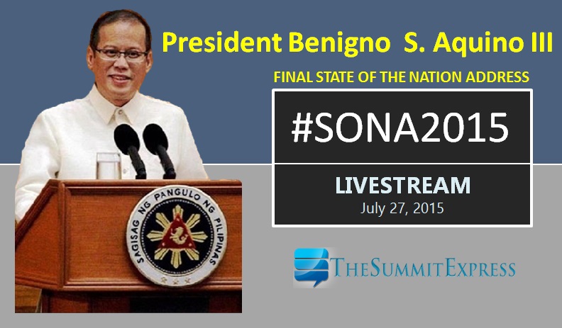 SONA 2015 Livestream video now available: PNoy's final report to his 'boss'