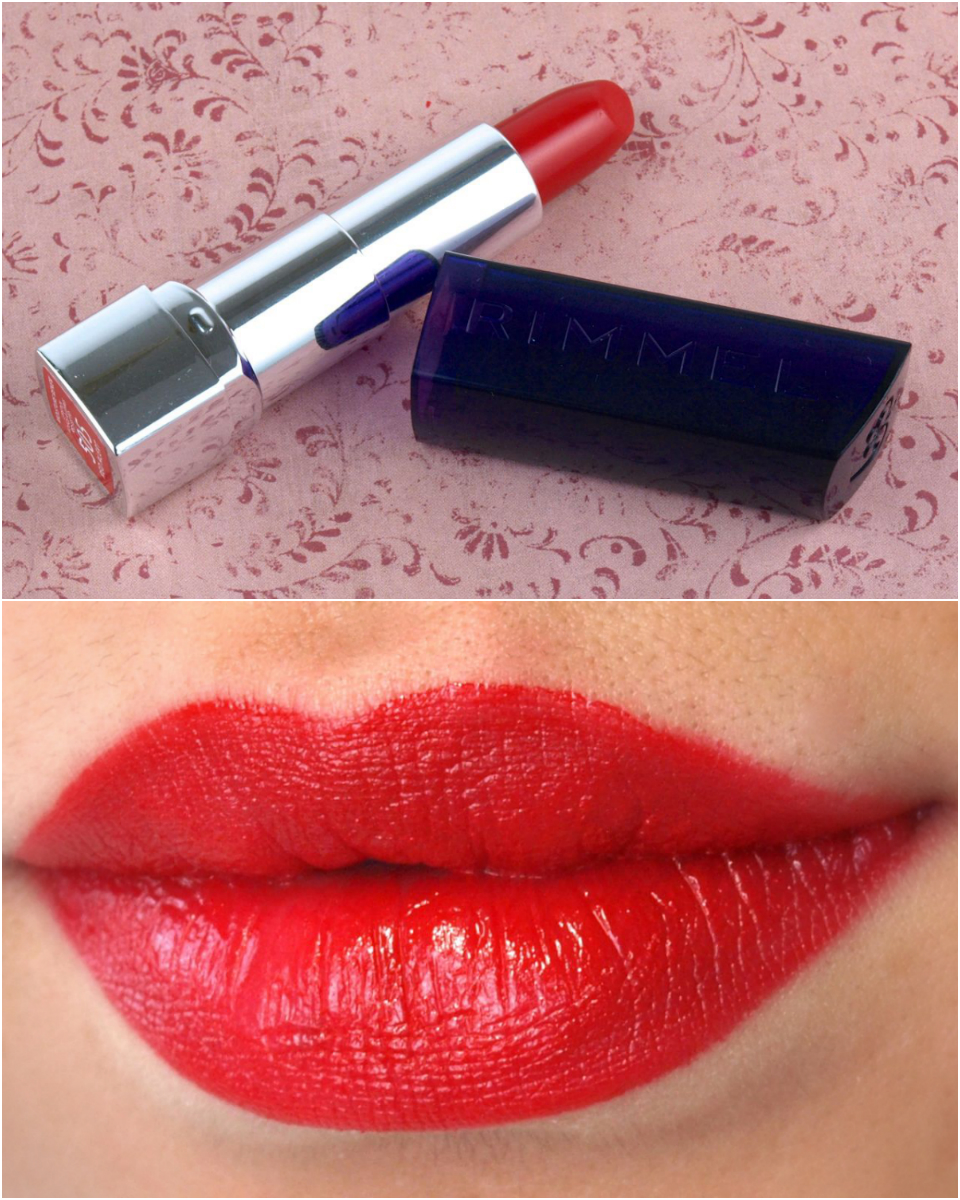 Rimmel London Moisture Renew Lipsticks in "505 Red Alert", "190 Rose ...