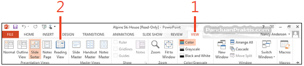 Cara Menggunakan Reading View Di PowerPoint 2013