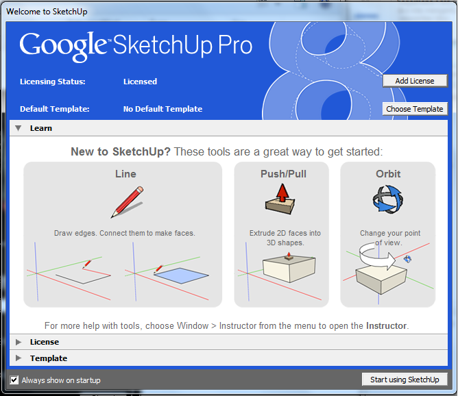 BLOCK NOTE: Mengenal Fungsi-fungsi tool Google SketchUp bagi pemula