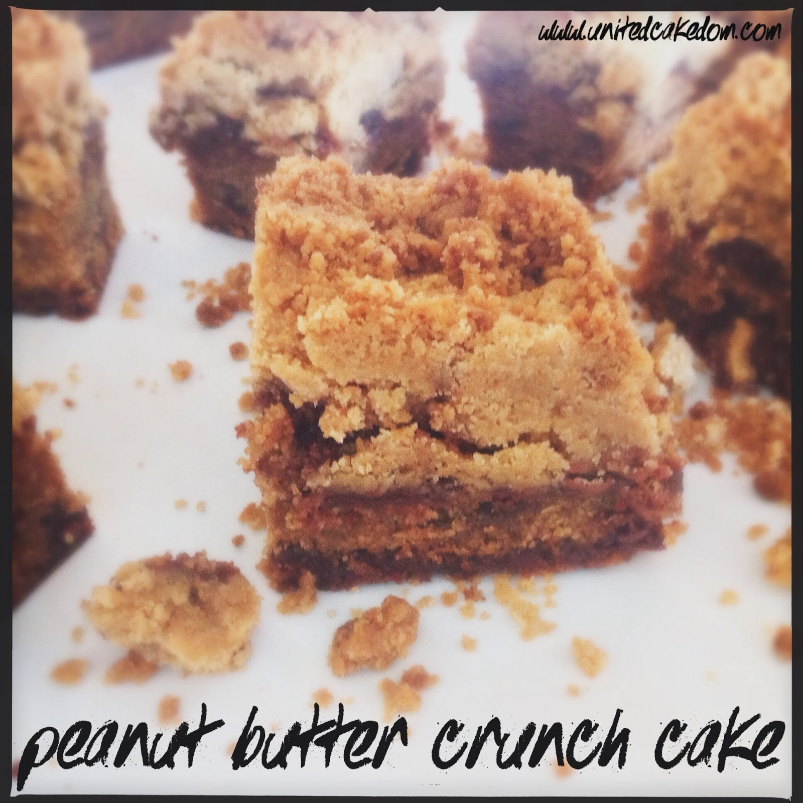 United Cakedom: Peanut Butter Birthday Crunch Cake