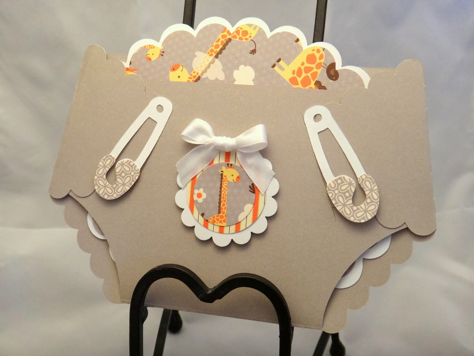 Adventures in PaperCrafting: Babycakes Diaper Card